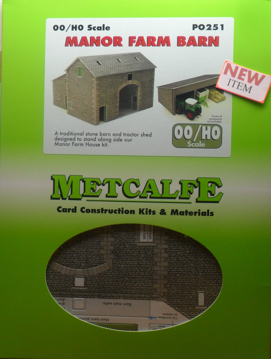 METCALFE PO251 OO/1.76 MANOR FARM BARN - (PRICE INCLUDES DELIVERY ...