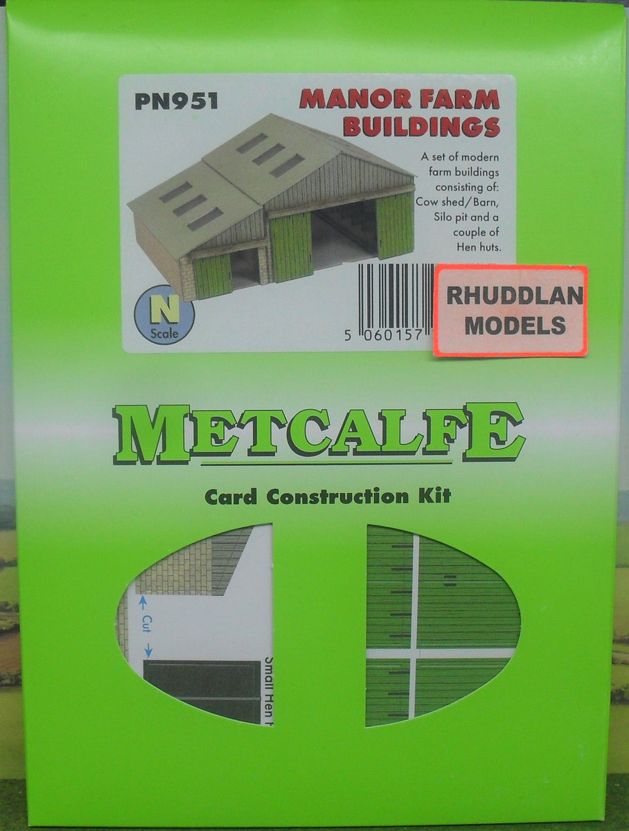 METCALFE PN951 N GAUGE MANOR FARM BUILDINGS – Rhuddlan Models