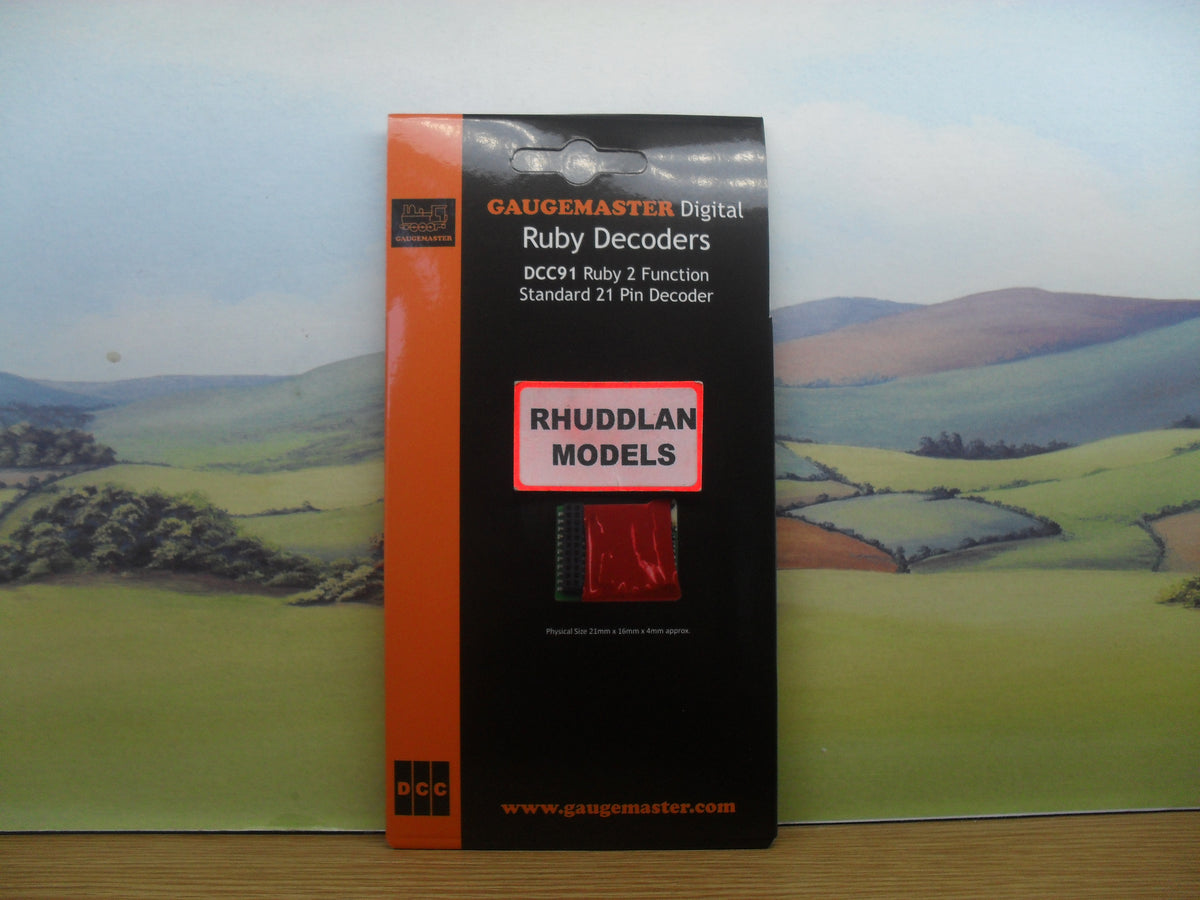 GAUGEMASTER DIGITAL DCC91 RUBY DECODERS - (PRICE INCLUDES DELIVERY ...