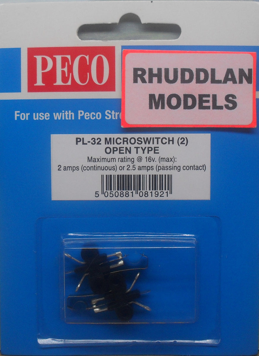 PECO LECTRICS PL-32 MICROSWITCH (2) OPEN TYPE - (PRICE INCLUDES DELIVE ...